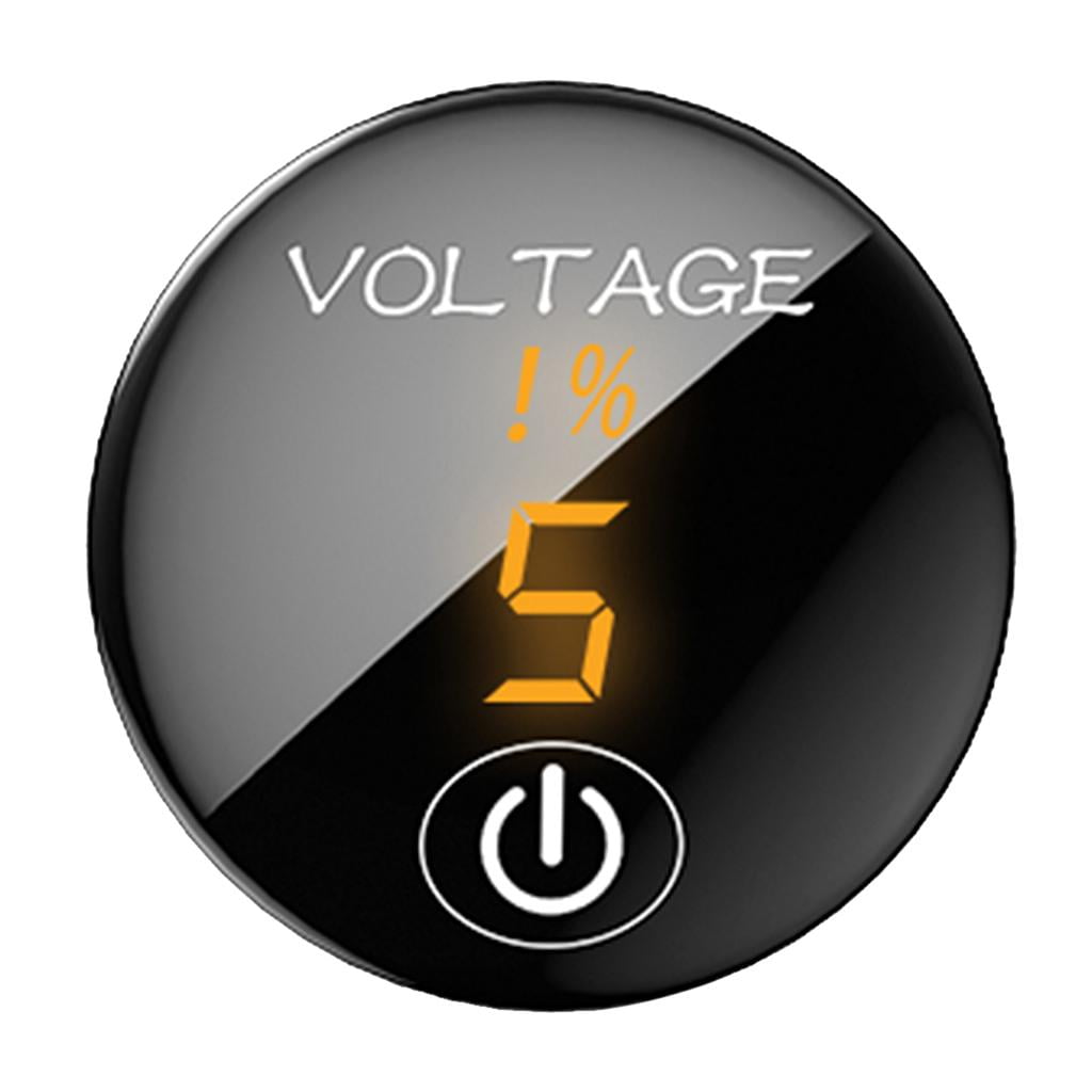 LED Digital meter DC Digital Multimeter 5V-48V LED Digital display ...