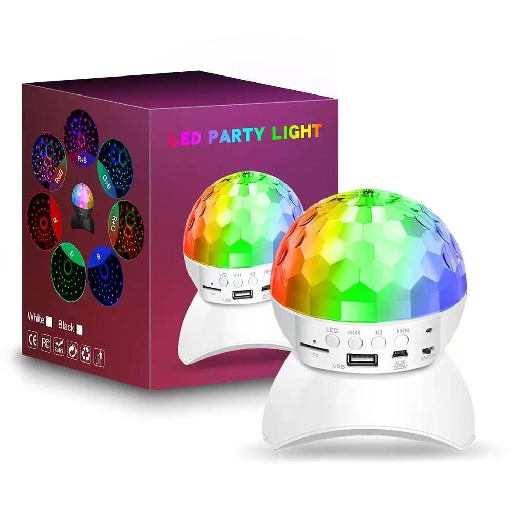 LED Disco Light Ball DJ Party Stage Effect Lights Rotating Galaxy W4X5 ...