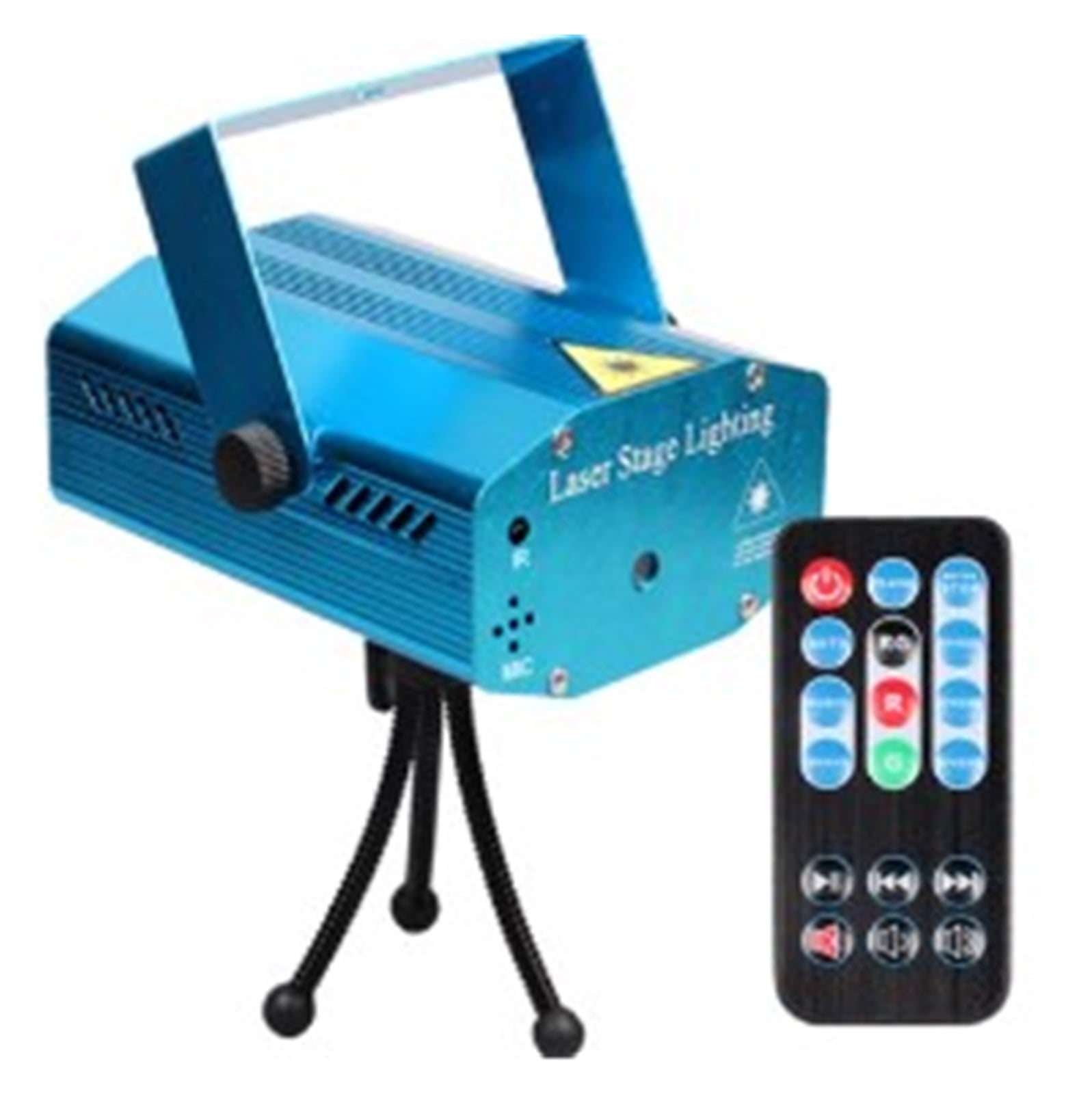 LED Disco Light Projector 5W Voice Control DJ Controller Stage Light ...