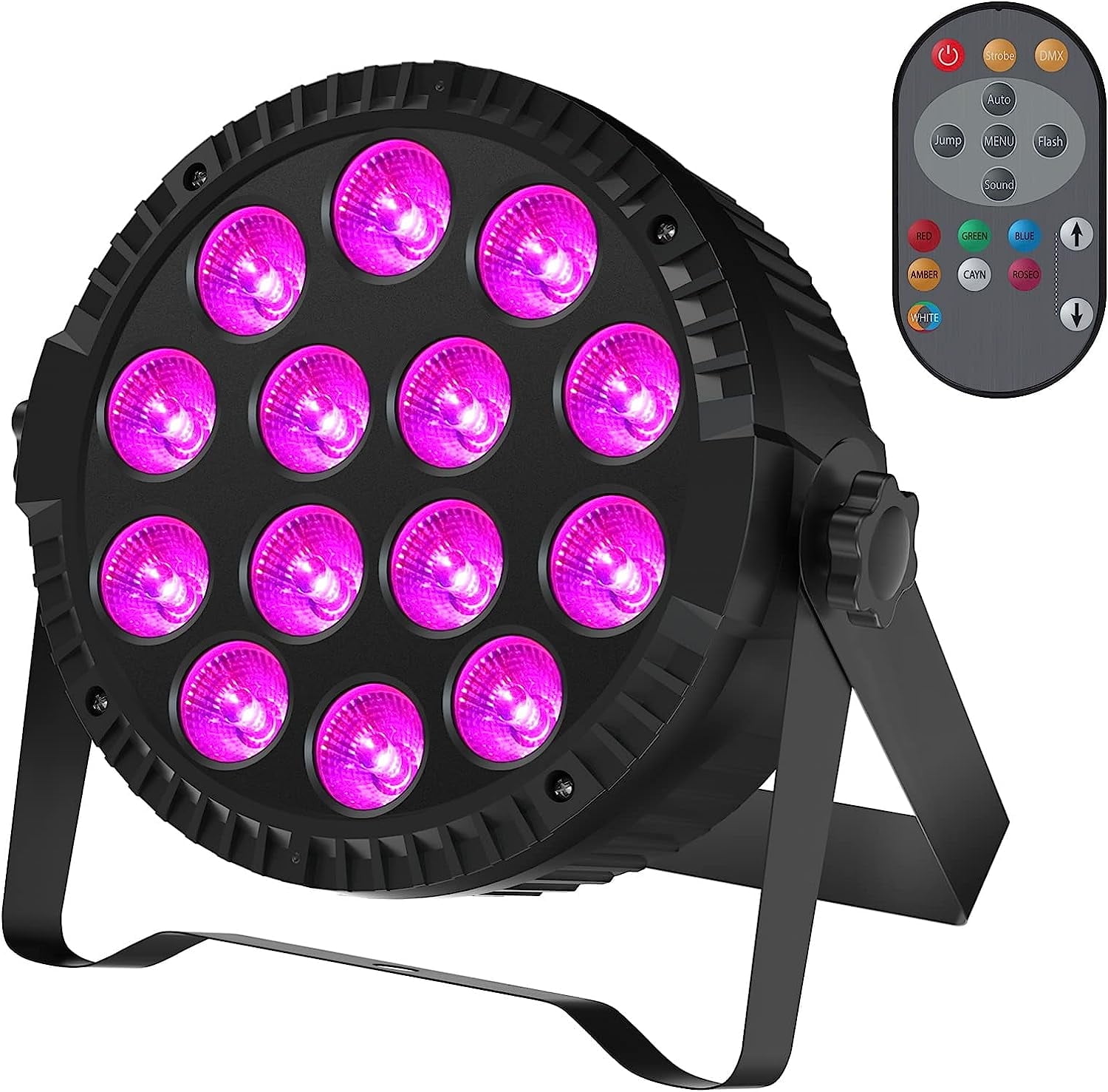 LED Disco Par Lights RGBW 14x6W Sound Activated and DMX Control ...