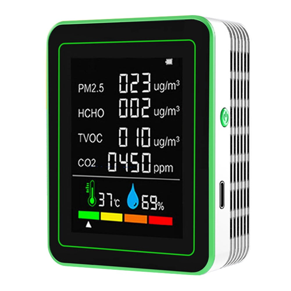 LED Display Air Quality Meter with Multi Functional Measurement ...