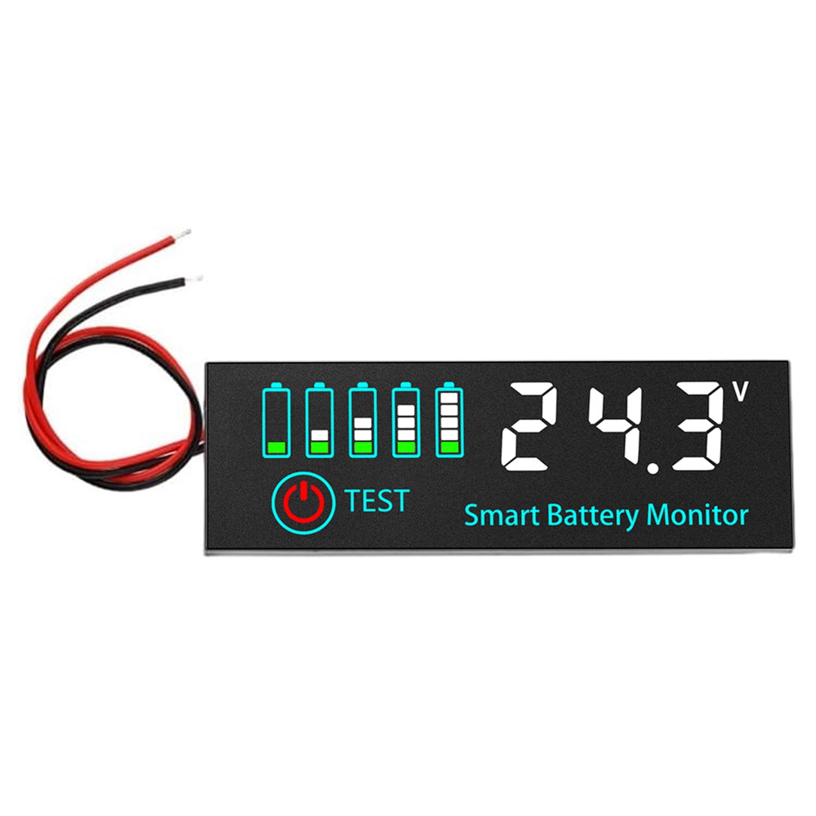 LED Display Battery Voltages Capacity Measurement Meter for Automotive ...