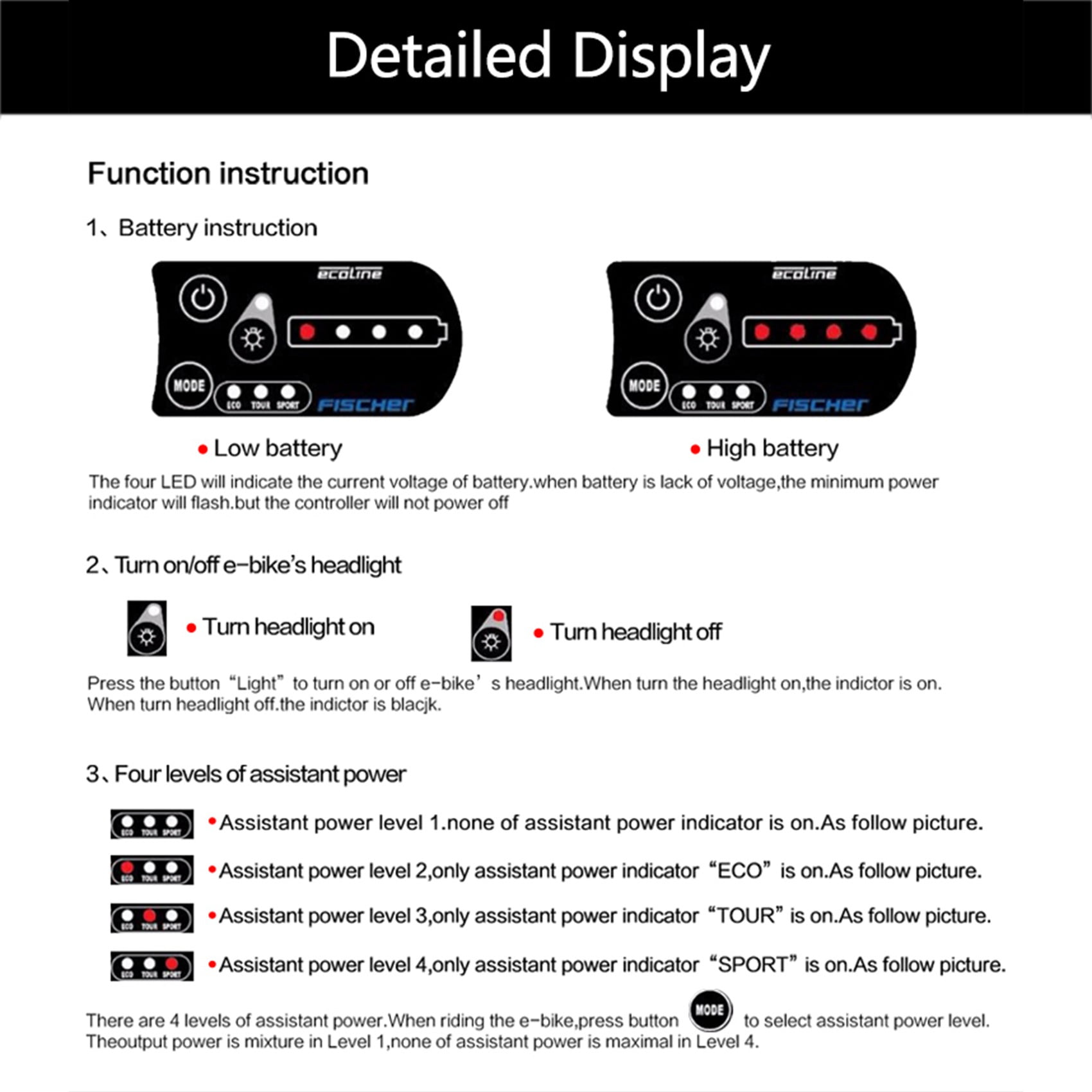 LED Display Connector 810 for Electric Bicycle Cycling Speed Meter ...