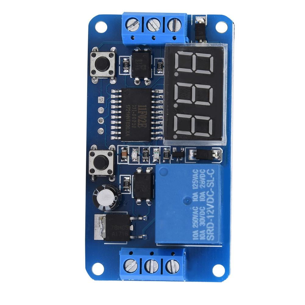 Led Display Digital Timer Relay Plc Automation Control Switch Module 12v