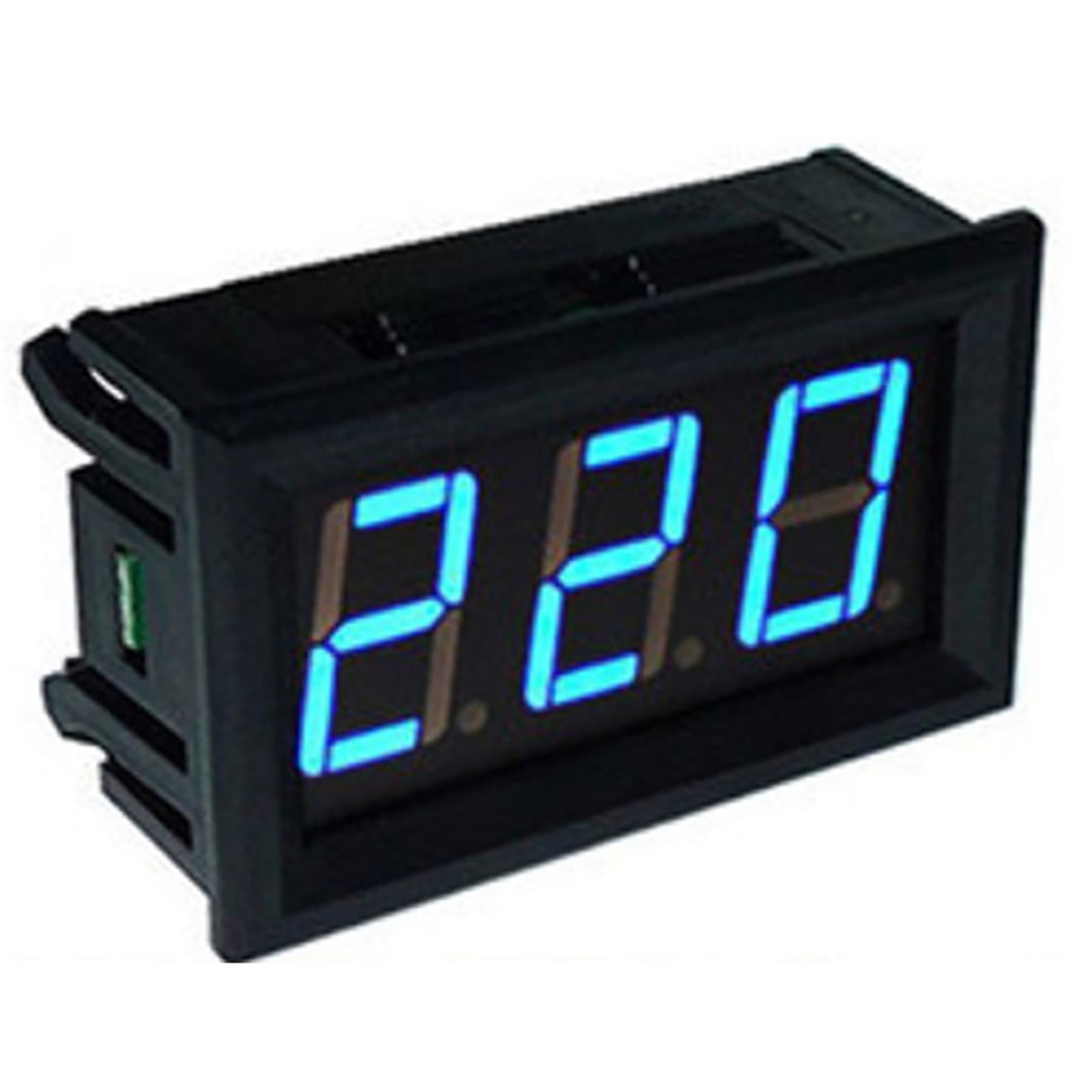 LED Display Digital Voltmeter 2-line AC Voltage Meter Table Red Blue ...