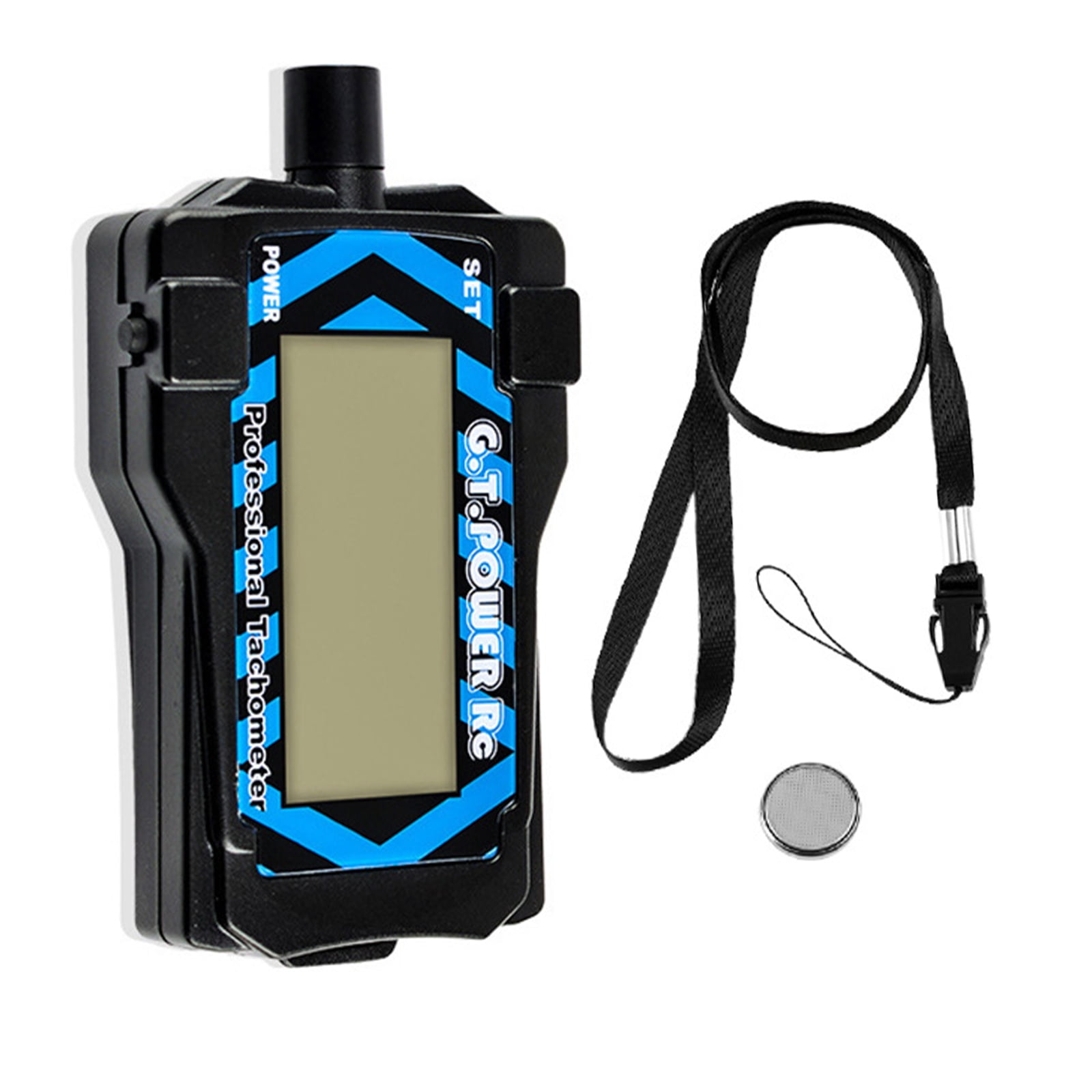 LED Display Handheld Tachometer Digital RC Model Speed Tester Detecter ...