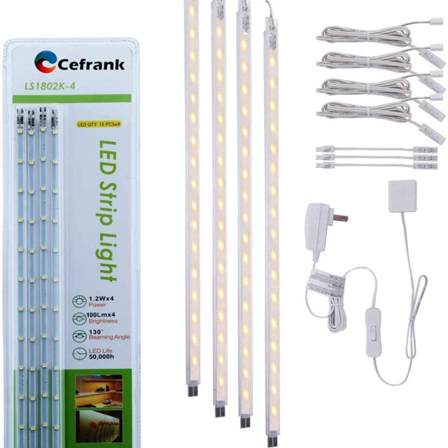 LED Display Light Bars - 4X 16inch Linkable Slim Light Strip Kit ...