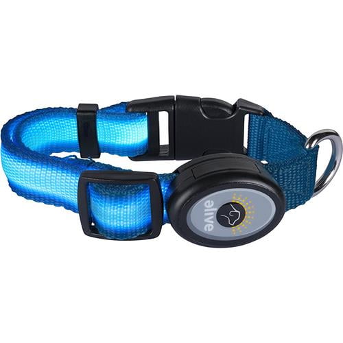 LED Dog Collar Small - Light Blue - Walmart.com