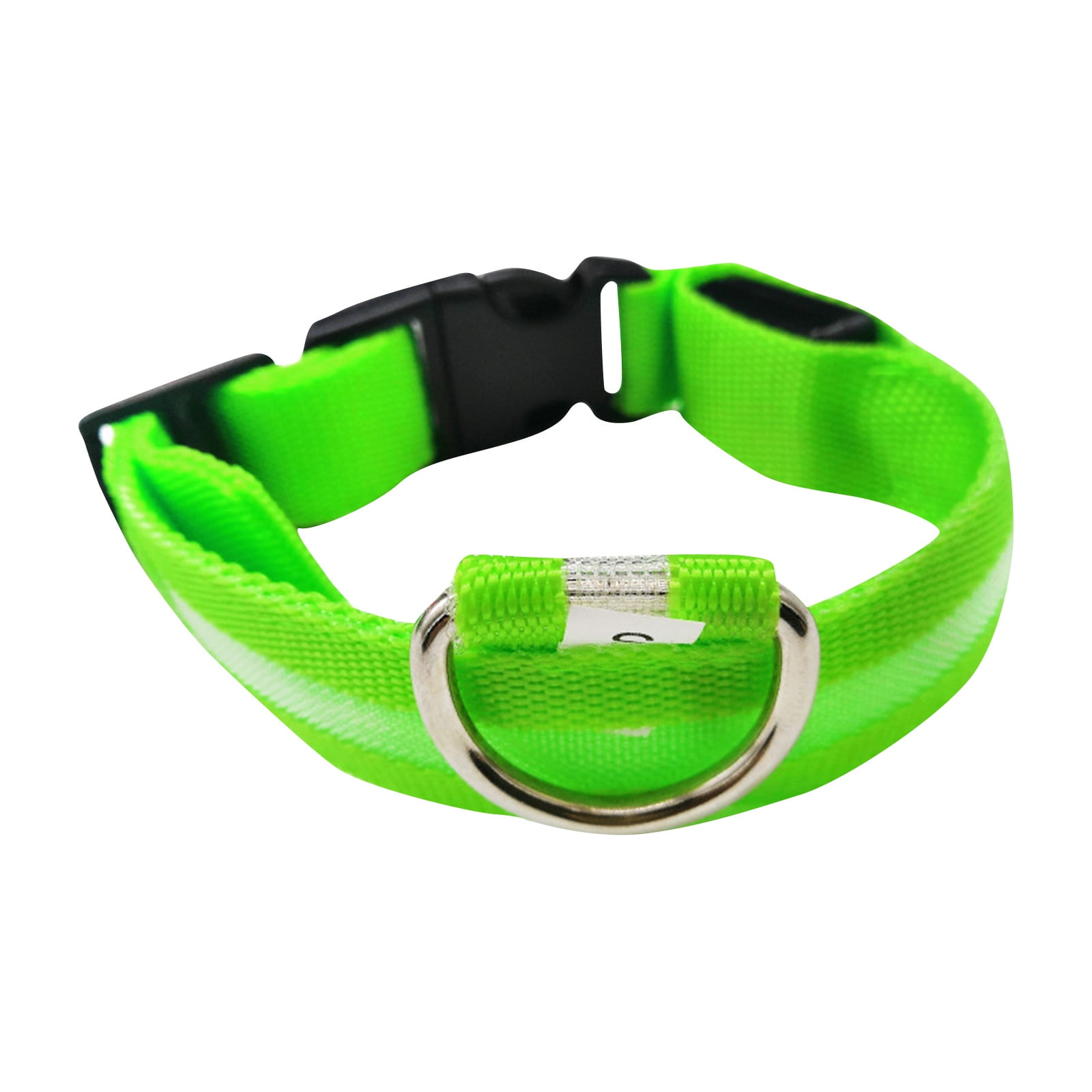 LED Dog Collar USB Rechargeable Safety Light Up Glowing Pet Collars For ...