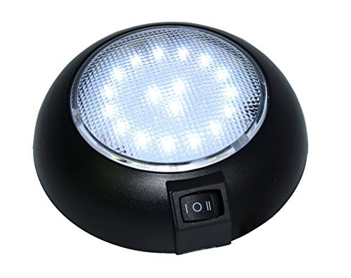 LED Dome Light - 4.5" High Power White & Red LED Downlight - 12 Volt ...