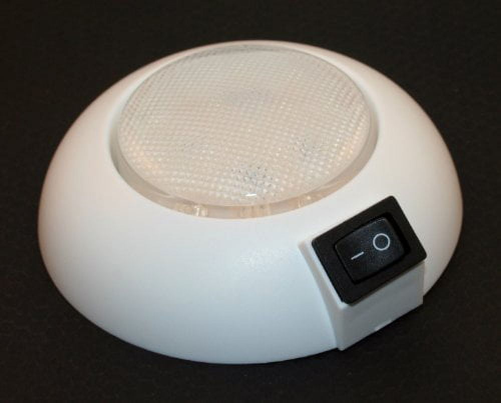 LED Dome Light - 4" High Power White LED Downlight - 12 Volt - Fixed ...