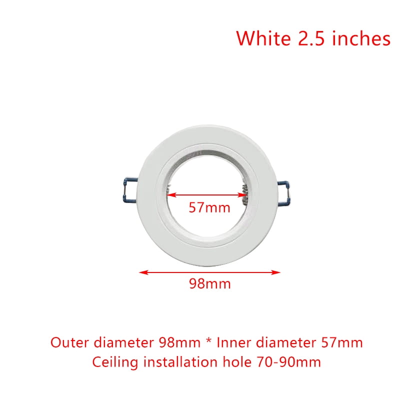 LED Downlight Spotlight Brackets Light Stand Adapters Lamp Shade Rings ...