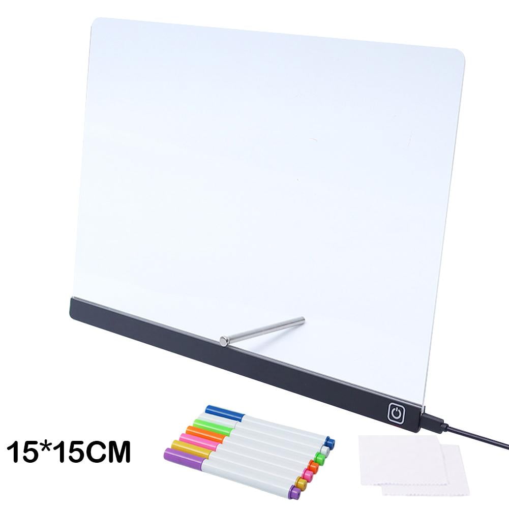 LED Drawing Board for Kids, Light Up Acrylic Dry Erase Led Note Board ...
