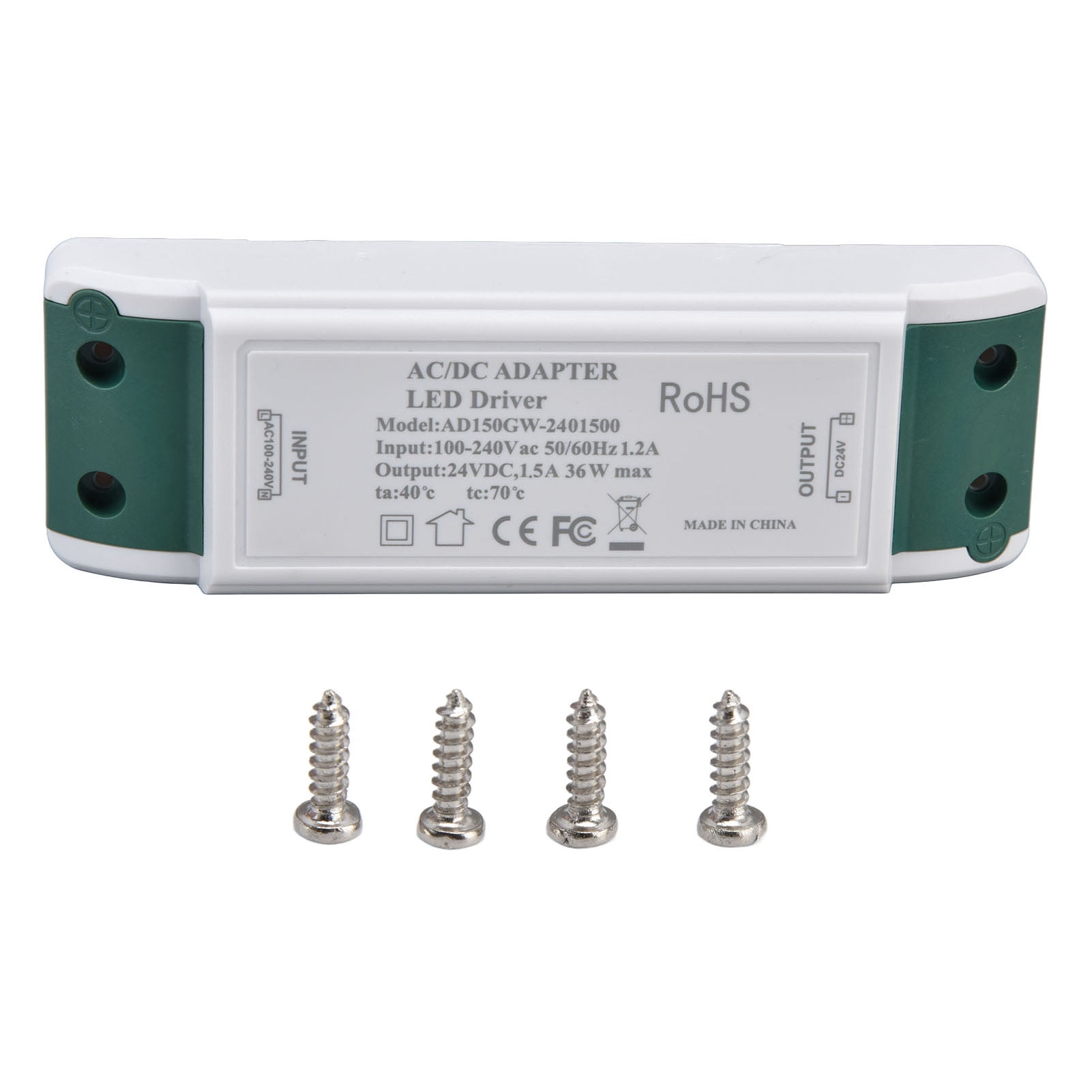 LED Driver 24V DC 1.5A 36W LED Power Supply Constant Current 24V ...