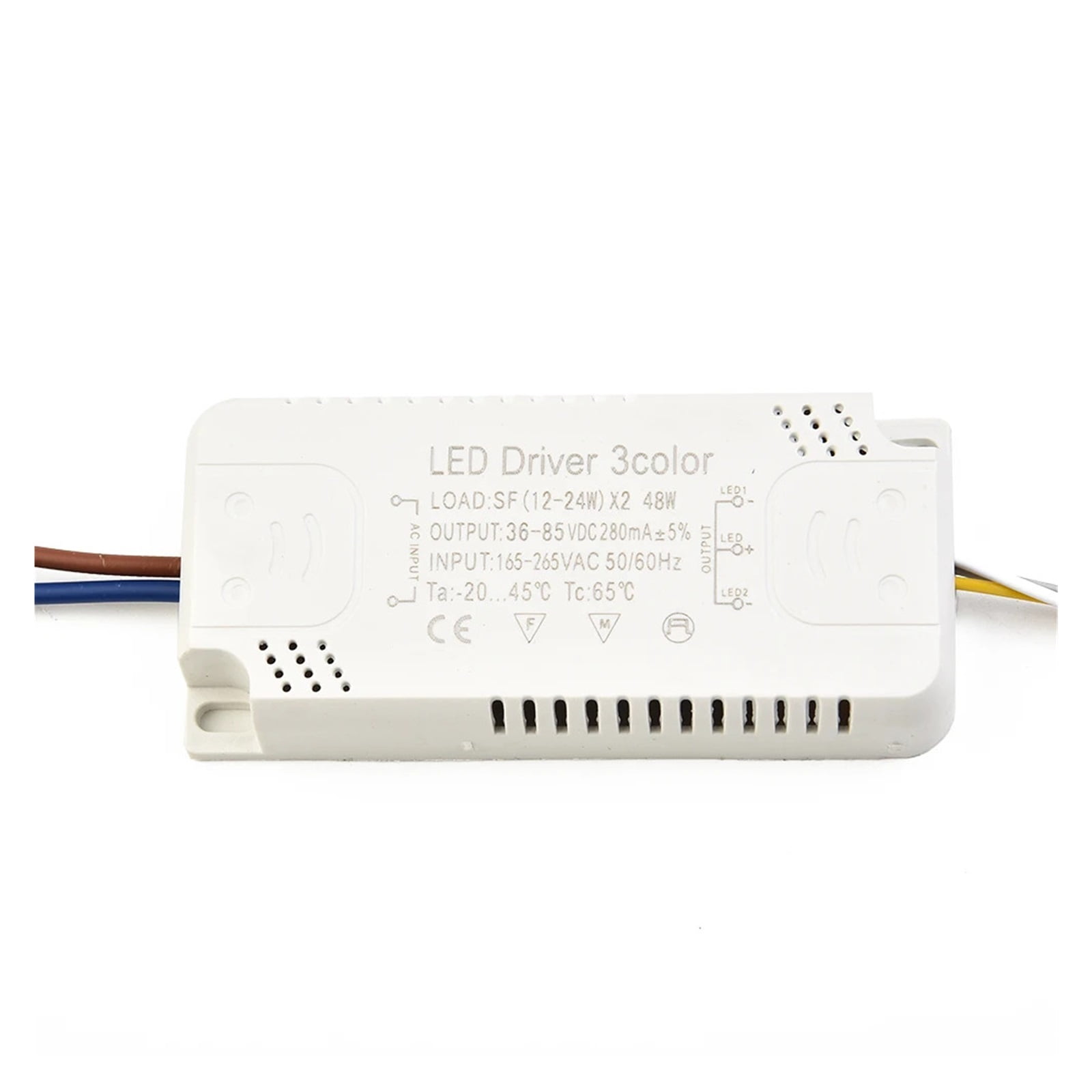 LED Driver 3color Adapter 8-24W 20-40W 30-50W 40-60W 50-70W For LED ...