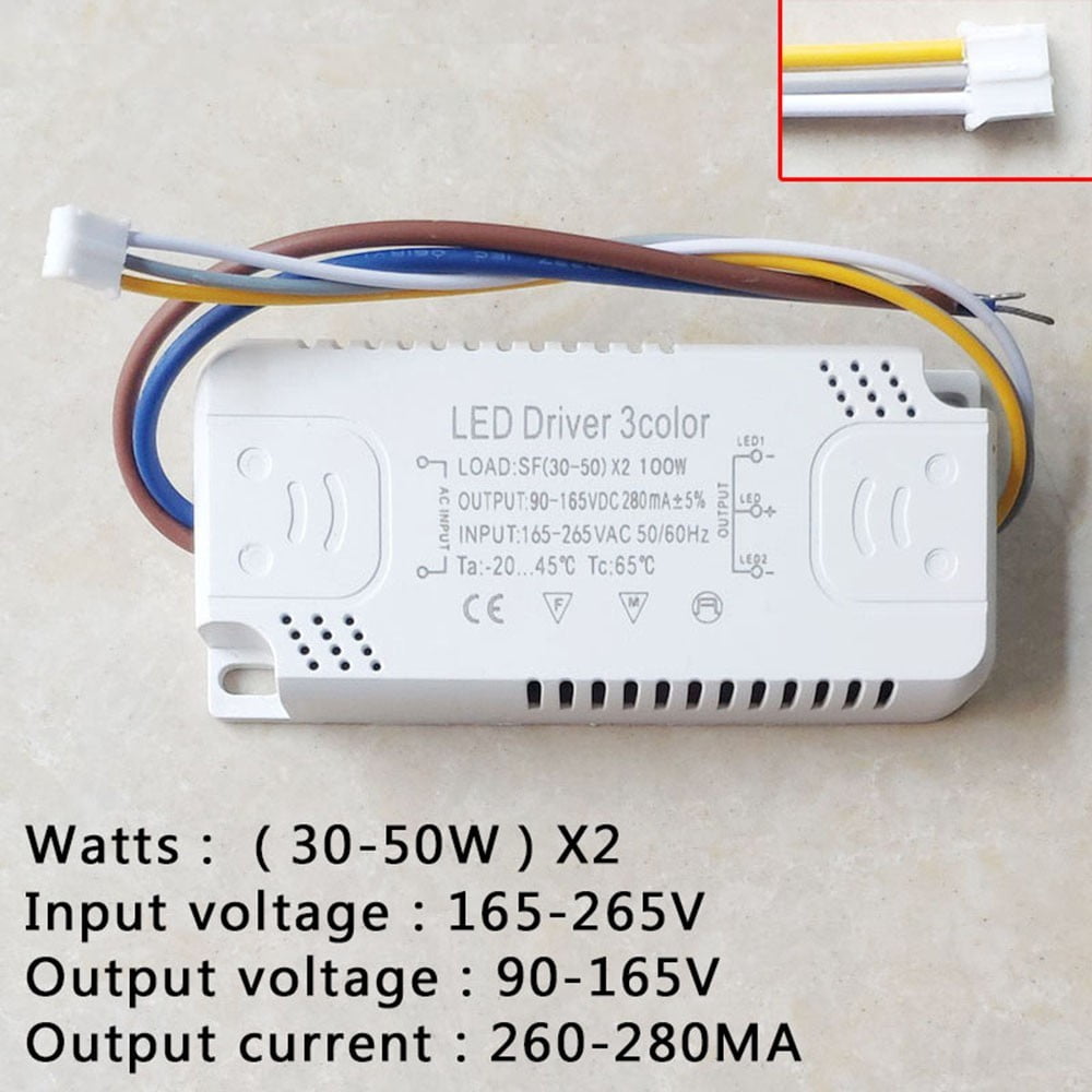 LED Driver 3color Adapter For LED Lighting Non-Isolating Transformer ...