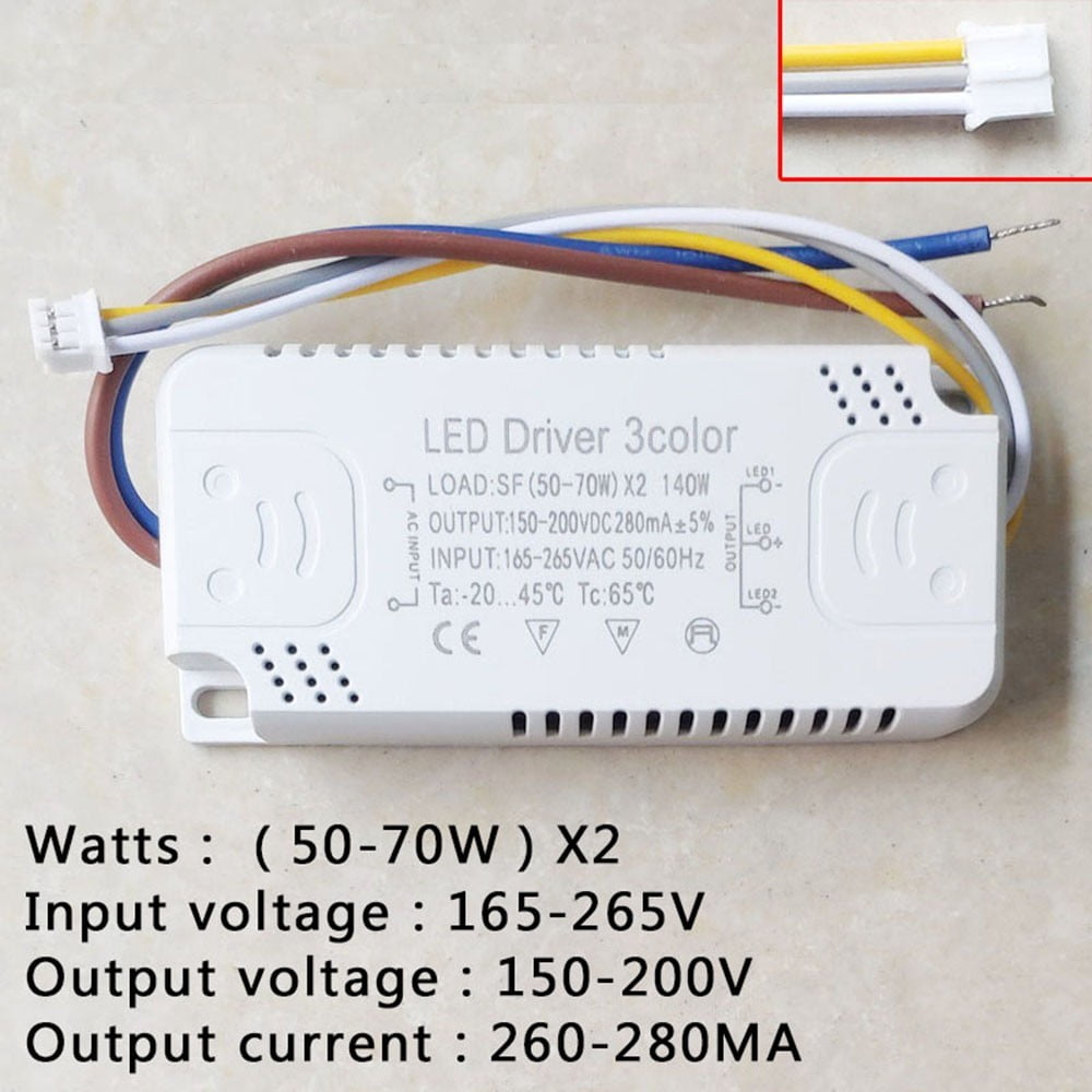 LED Driver 3color Adapter For LED Lighting Non-Isolating Transformer ...