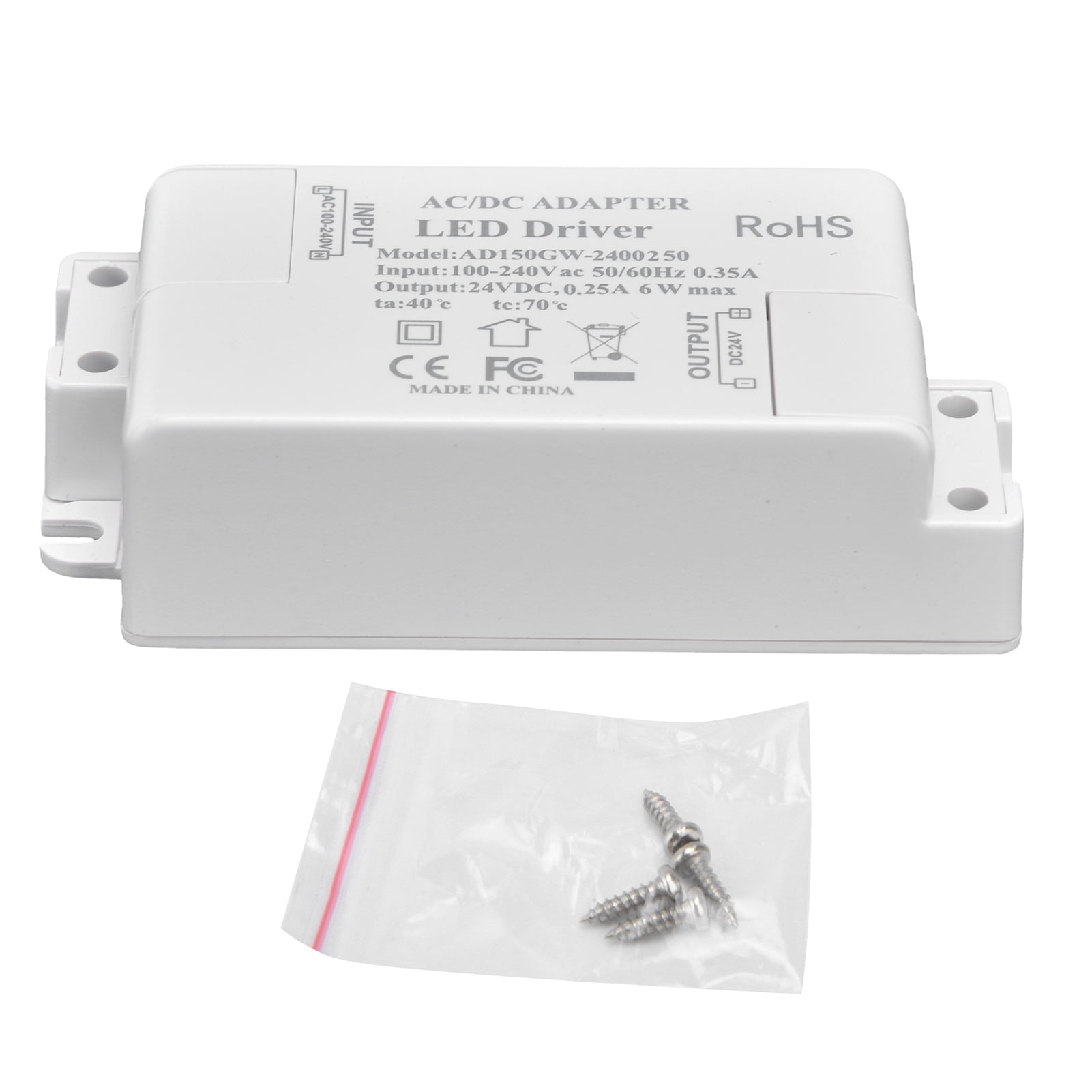 LED Driver AC and DC Waterproof Power Supply Transformer Driver for Low ...