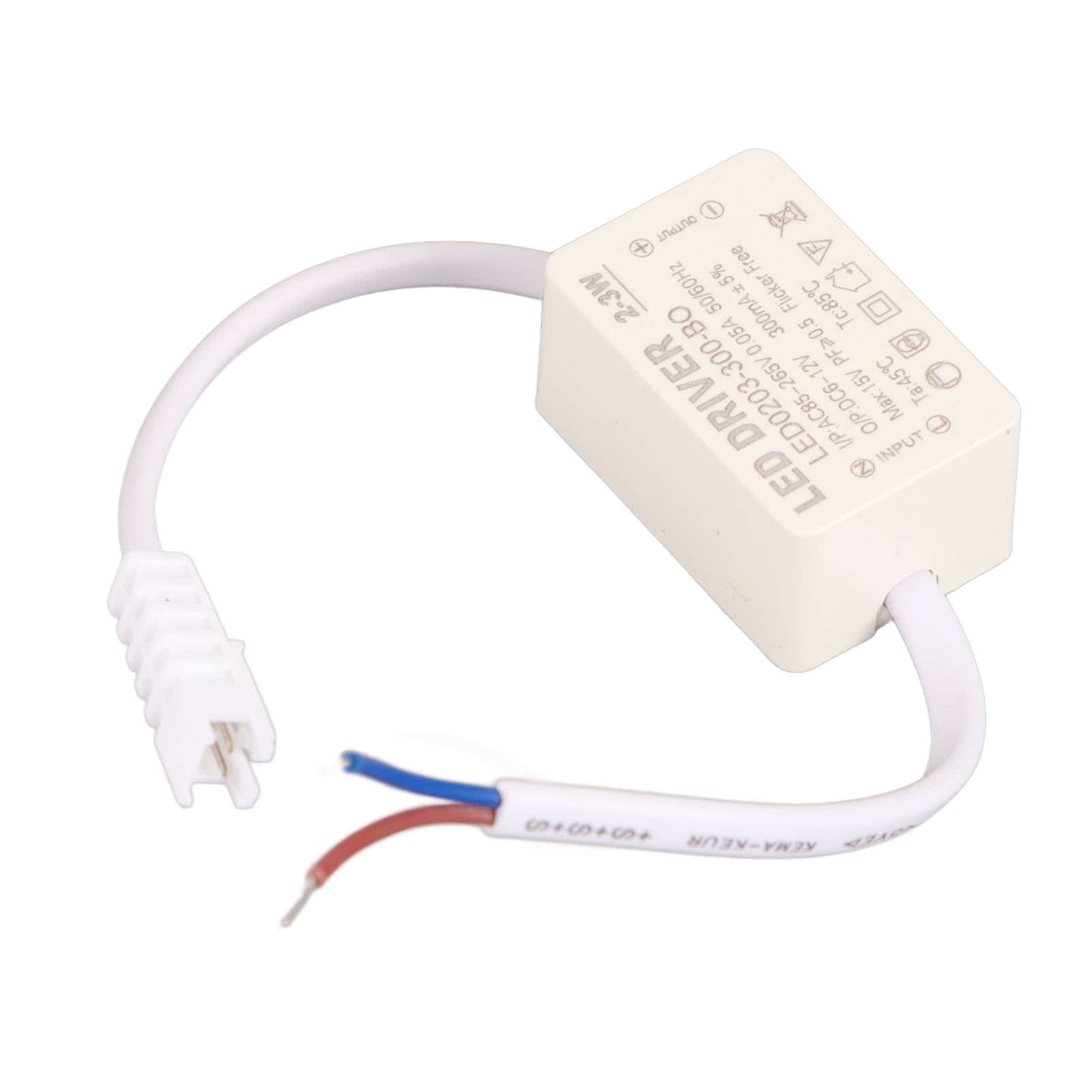 LED Driver Constant Current 300mA High Power AC 85?265V Output 6?12V DC Connector for LED Lamp ...