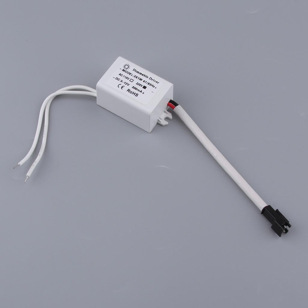 LED Driver Dimmable 3x1W 220V DC 300mA Constant Current LED Driver ...