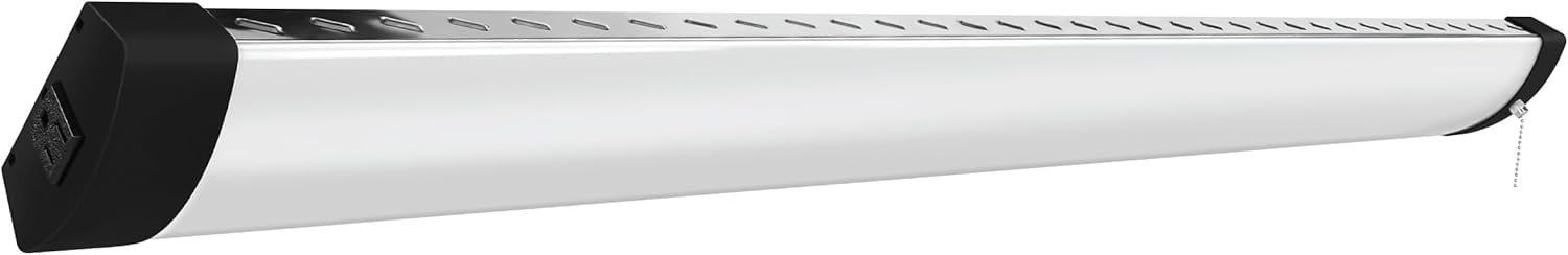 LED Dual Lamp Shop Light,Flush/Hanging Mount, Ideal for Garages ...