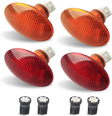 LED Dually Bed Side Marker Lights Front Rear Lamps Compatible with Ford ...