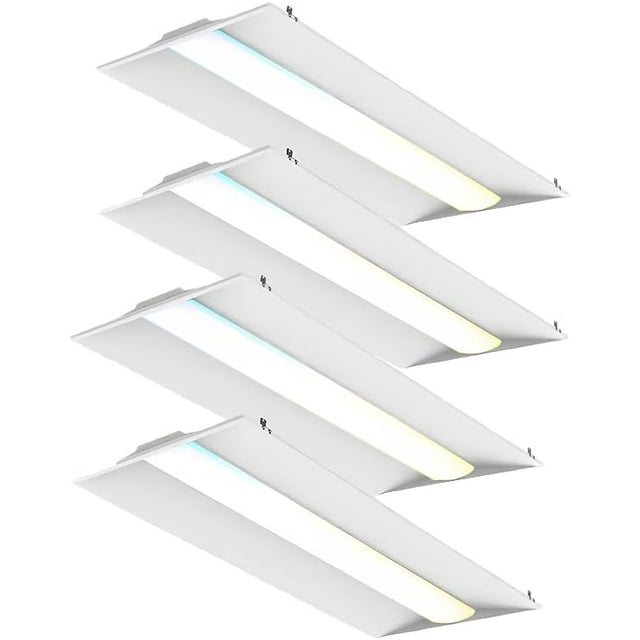 LED ENERGY PLUS 2x4 FT LED Troffer, 0-10V Dimmable, 120-277V Frosted ...