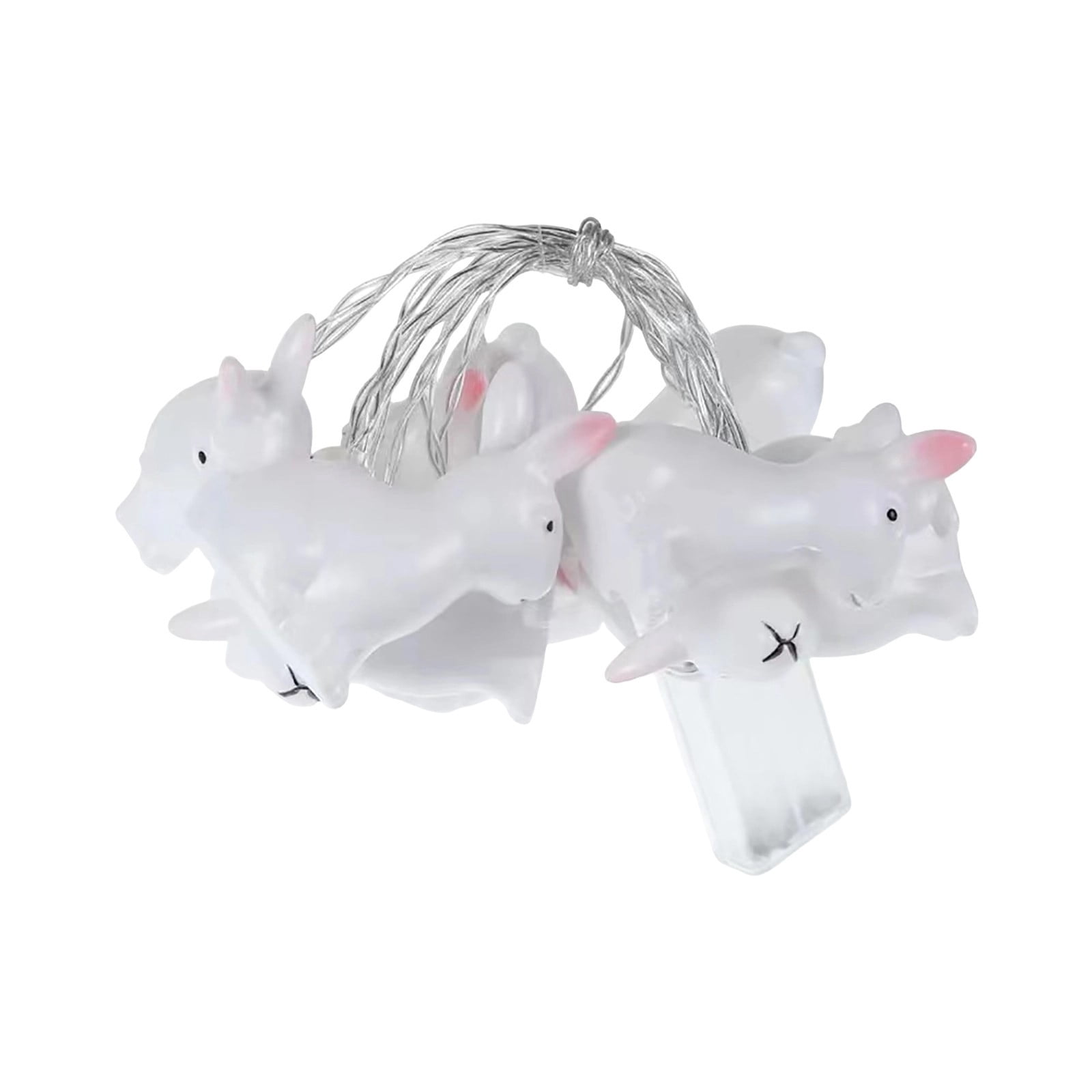 LED Easter 20 Bunny String Lights, Whimsical Home and Party Decoration ...