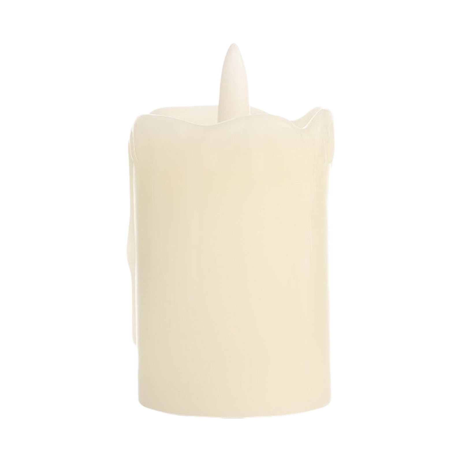 LED Electronic Candle With Timed Operation Cylindrical Plastic Candle ...