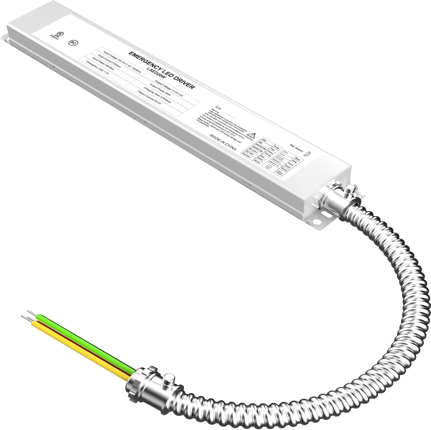 LED Emergency Backup Driver 20W, Emergency Time Over 90 Minutes ...