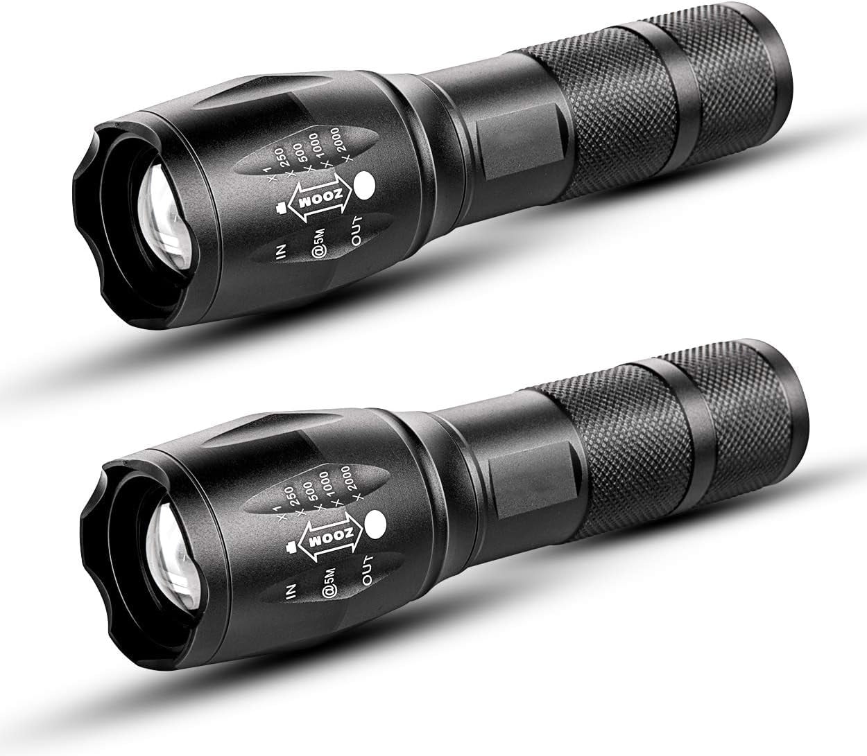 LED Emergency Handheld Flashlight with Adjustable Focus, Water ...