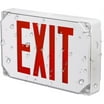 Progress Lighting Pecue-Ur-Led Exit Signs Red Led Exit Sign - White ...