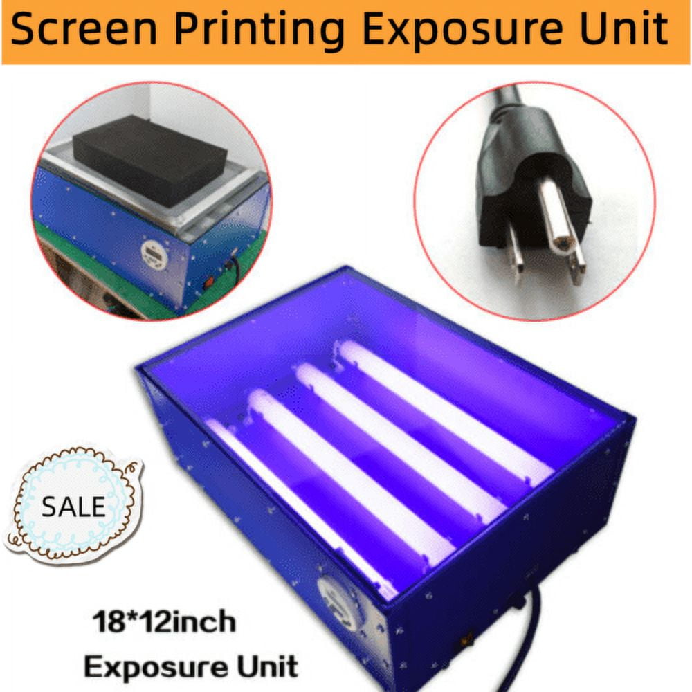 LED Exposure Unit for Screen Printing Light Box Machine 18 x 12 inch ...