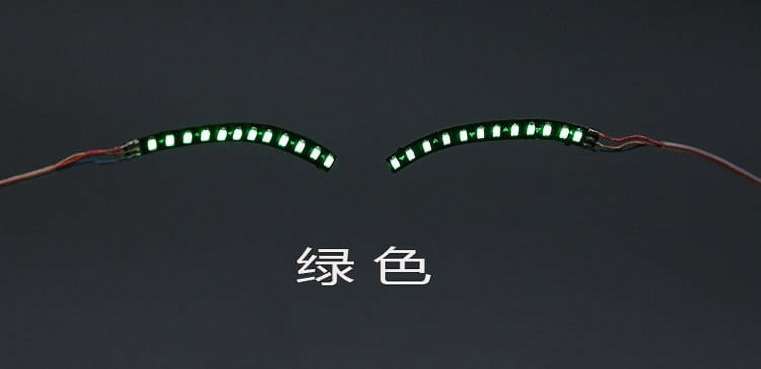 LED Eyelashes Kadlawus LED Light Up False Eyelashes, Glowing Flashing ...