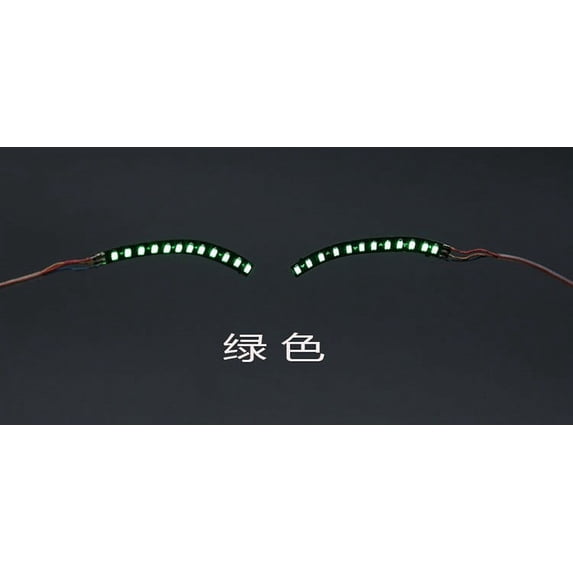 LED Eyelashes Kadlawus LED Light Up False Eyelashes, Glowing Flashing ...