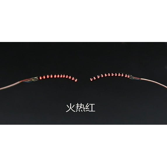 LED Eyelashes Kadlawus LED Light Up False Eyelashes, Glowing Flashing ...