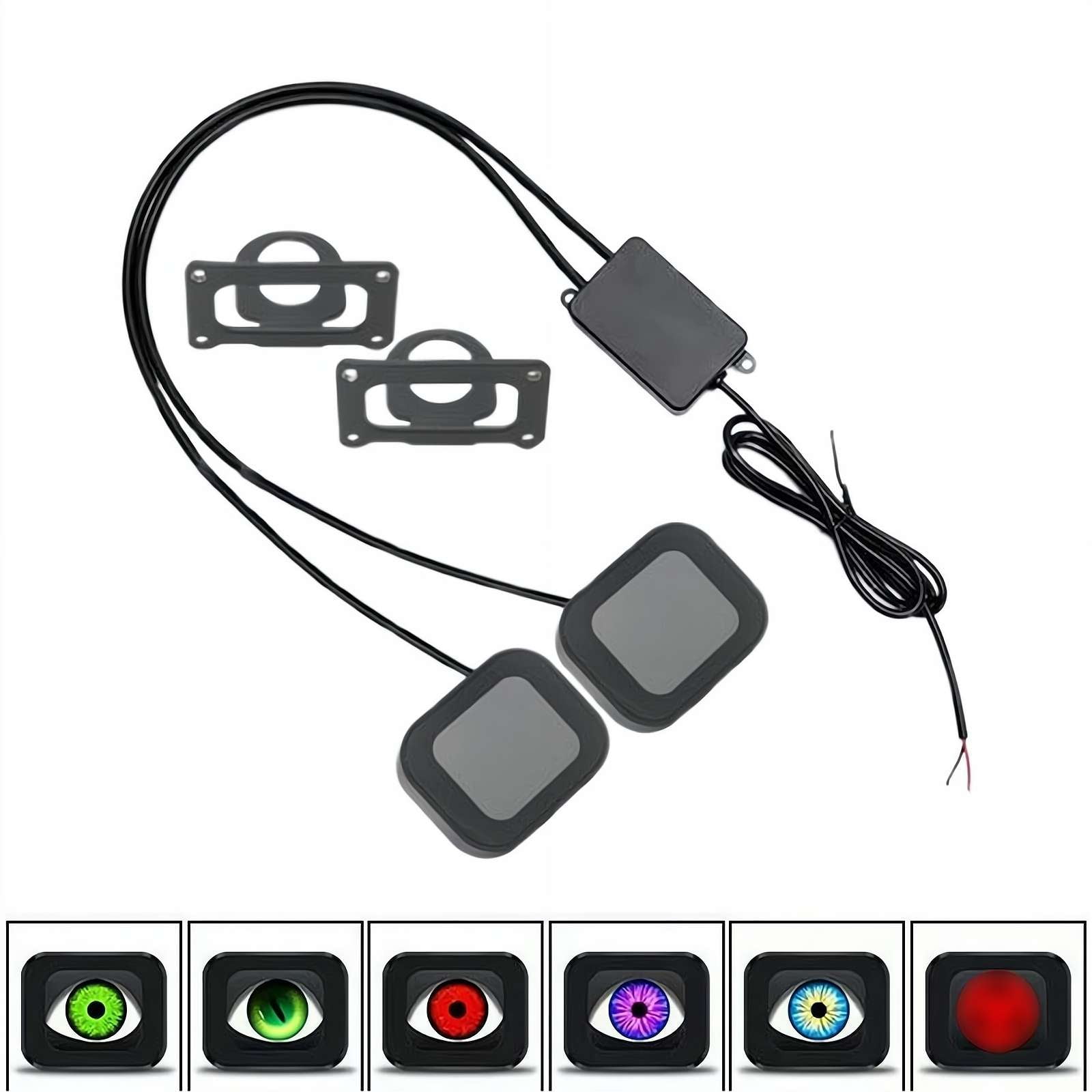 LED Eyes for Motorcycle, Waterproof Dynamic Devil Eyes, Devil Eyes ...