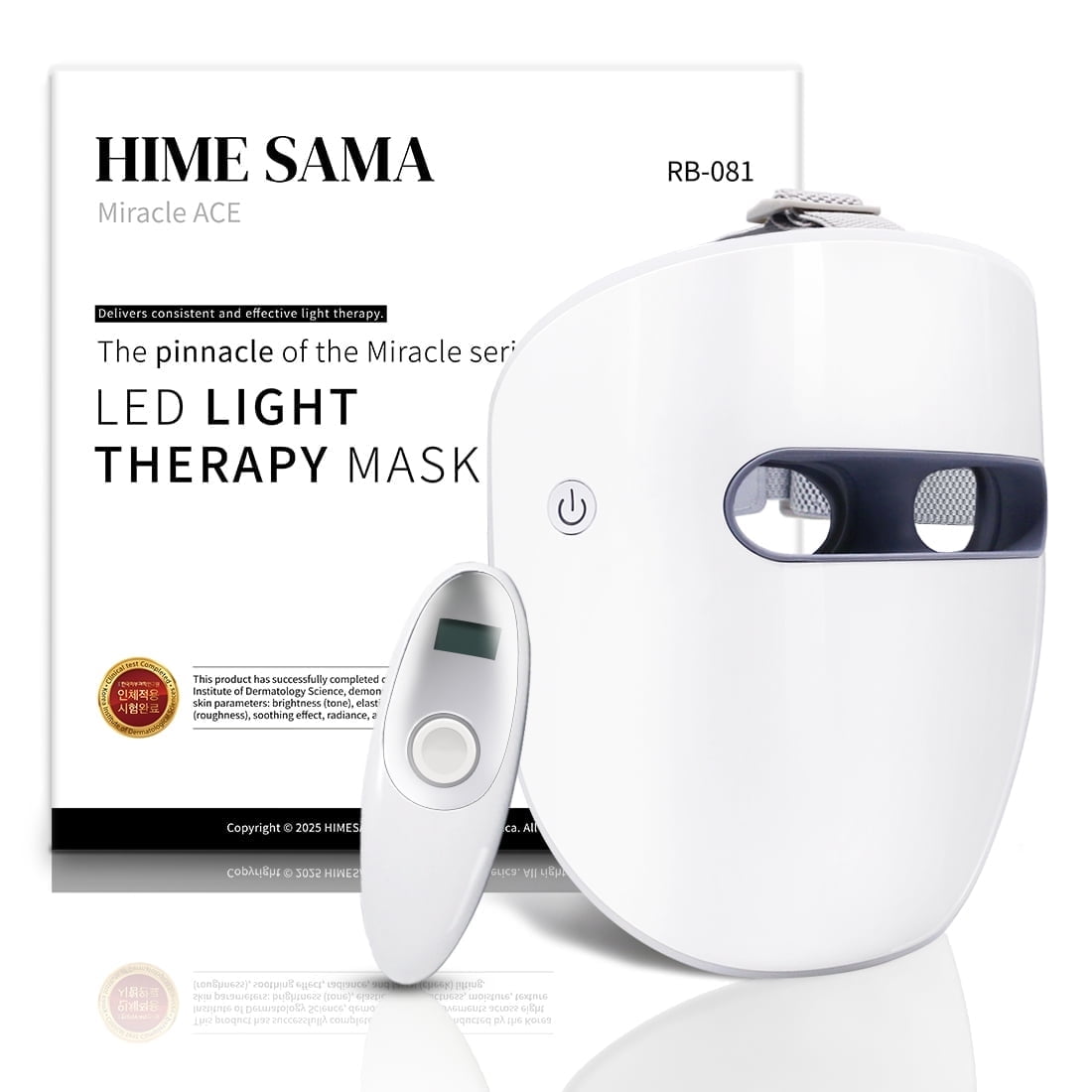 LED Face Mask – 8-Color Wireless Light for Skincare, Red & Blue Light ...