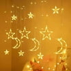 Gustave LED Star Fairy String Curtain Lights Window Hanging Memory 8 ...