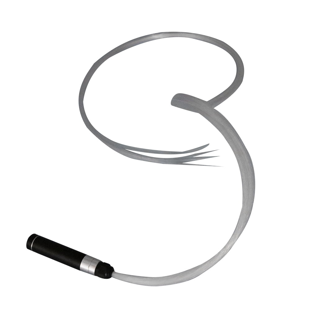 LED Fiber Optic Whip Super Bright Light Up Rave Toy Dance Whip Glow ...