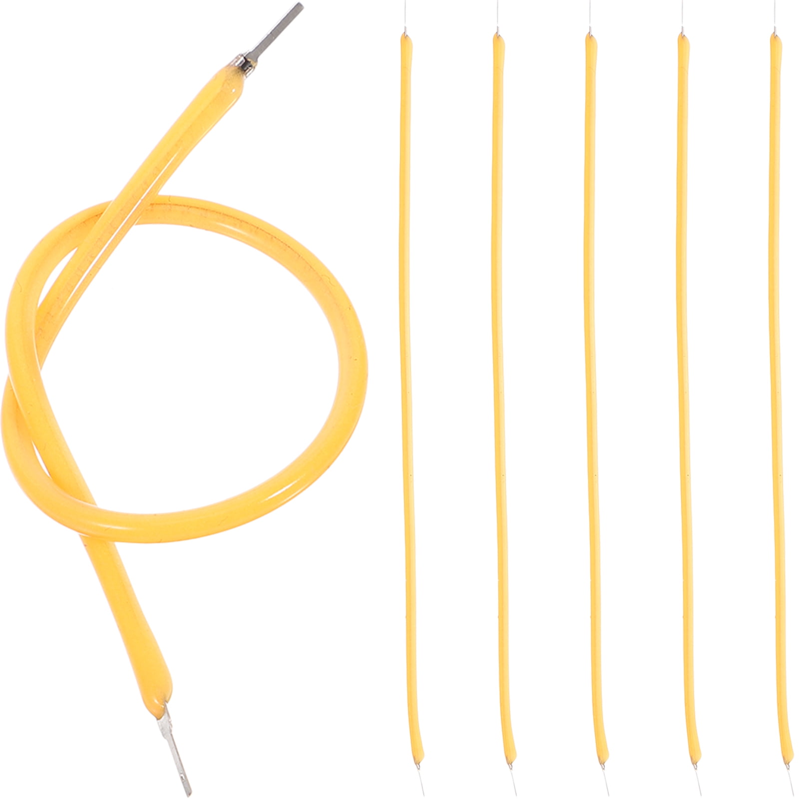 LED Filament Wire 6pcs Silicone Flexible Soft 130mm Pre Wired Cable for ...
