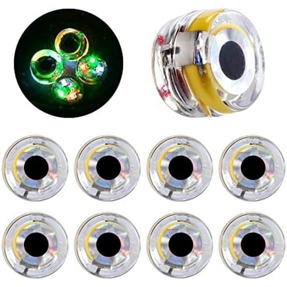 LED Fishing Lures Assortment Deep Drop LED Fishing Spoons Underwater ...