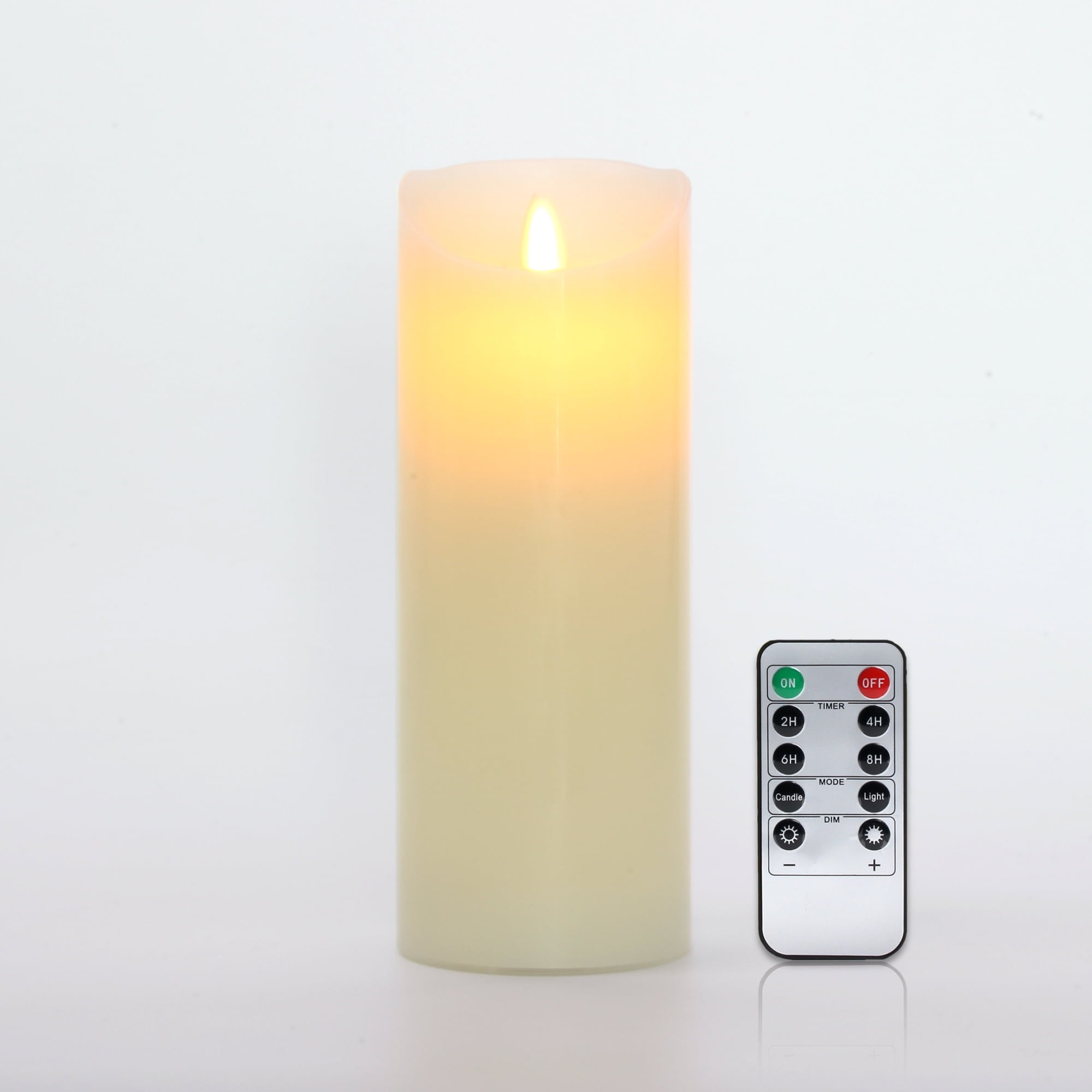 LED Flameless Candles Battery Operated LED Pillars Real Wax & Moving ...