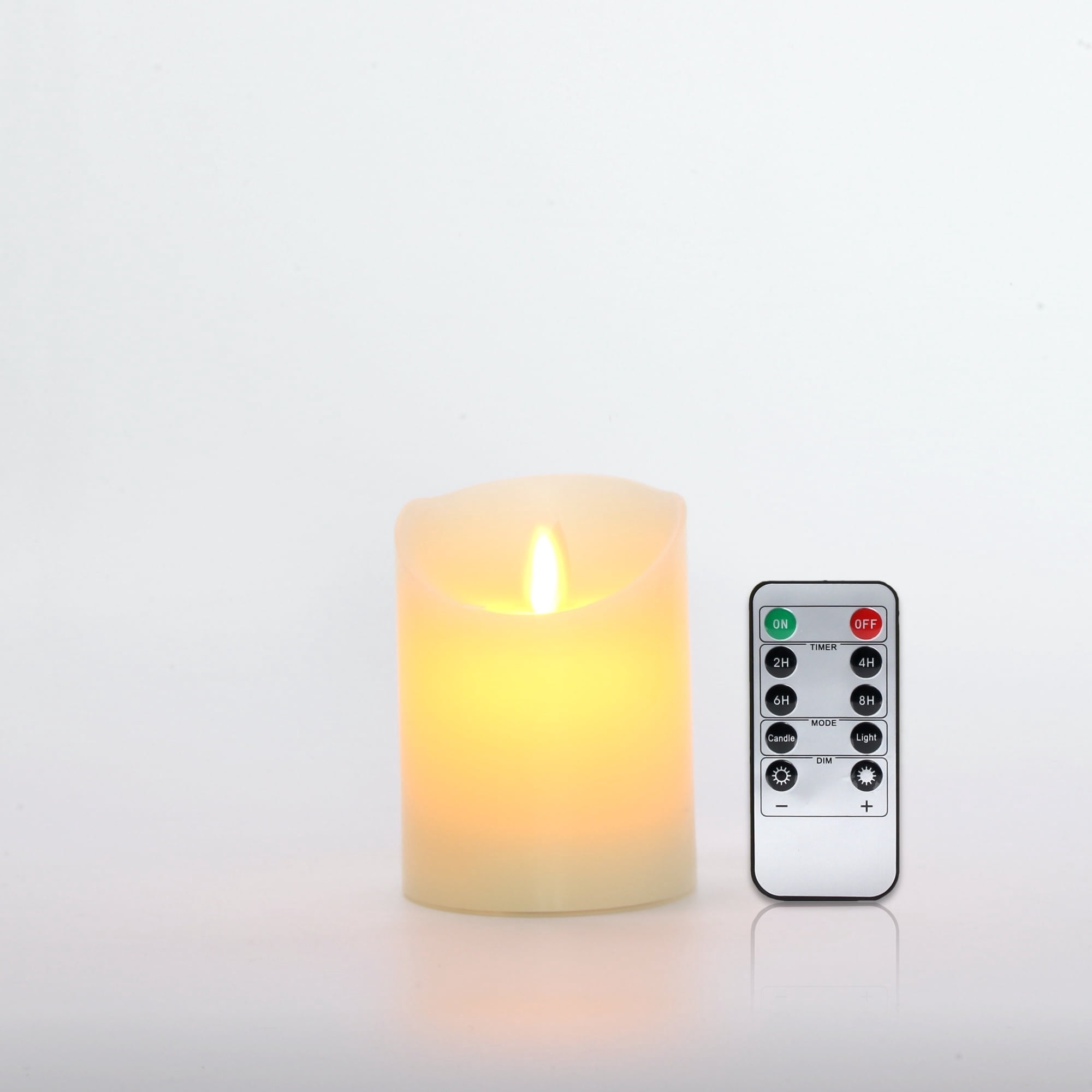 LED Flameless Candles Battery Operated LED Pillars Real Wax & Moving ...