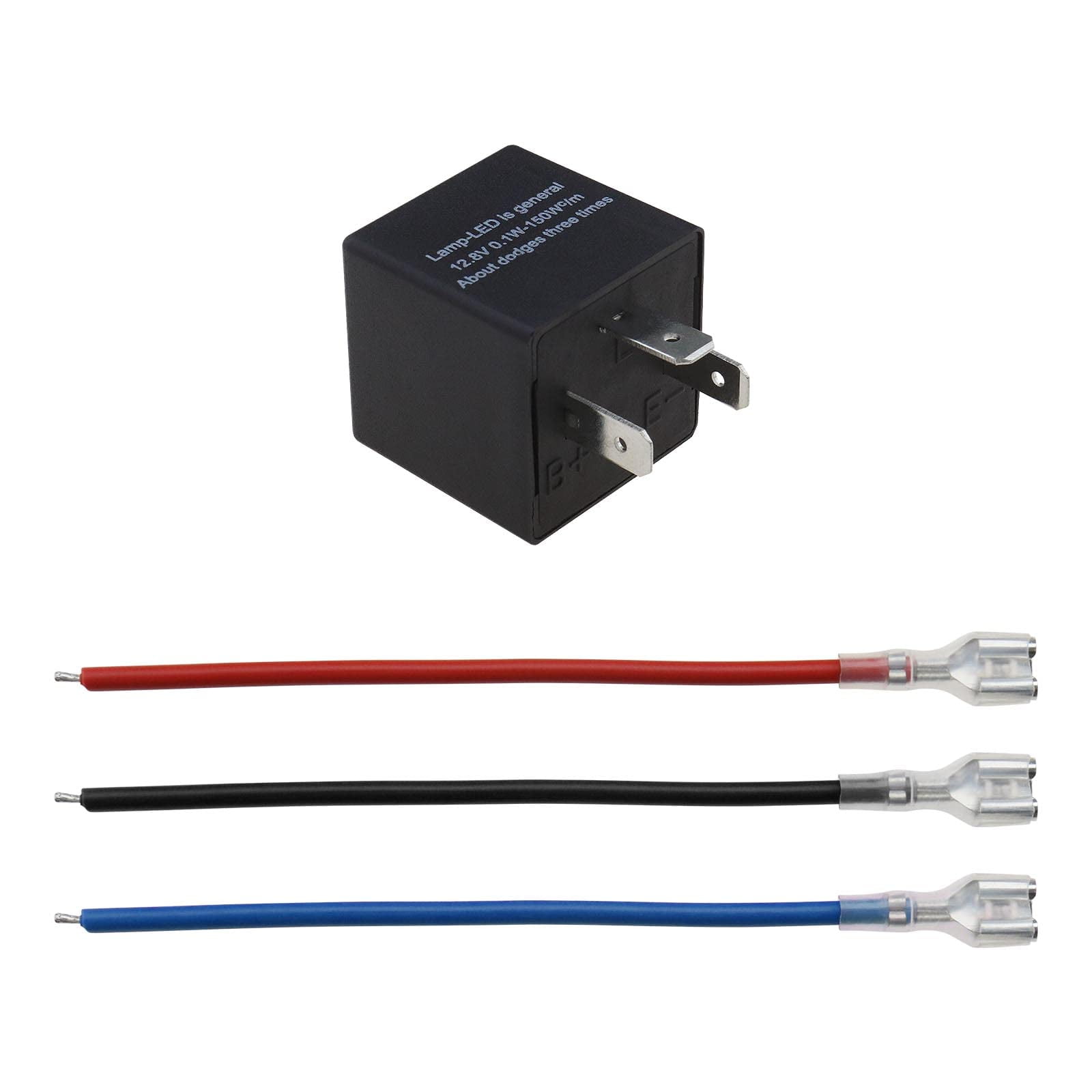 LED Flasher Relay 12V 3 Pin Adjustable Indicator Relay LED Electronic ...