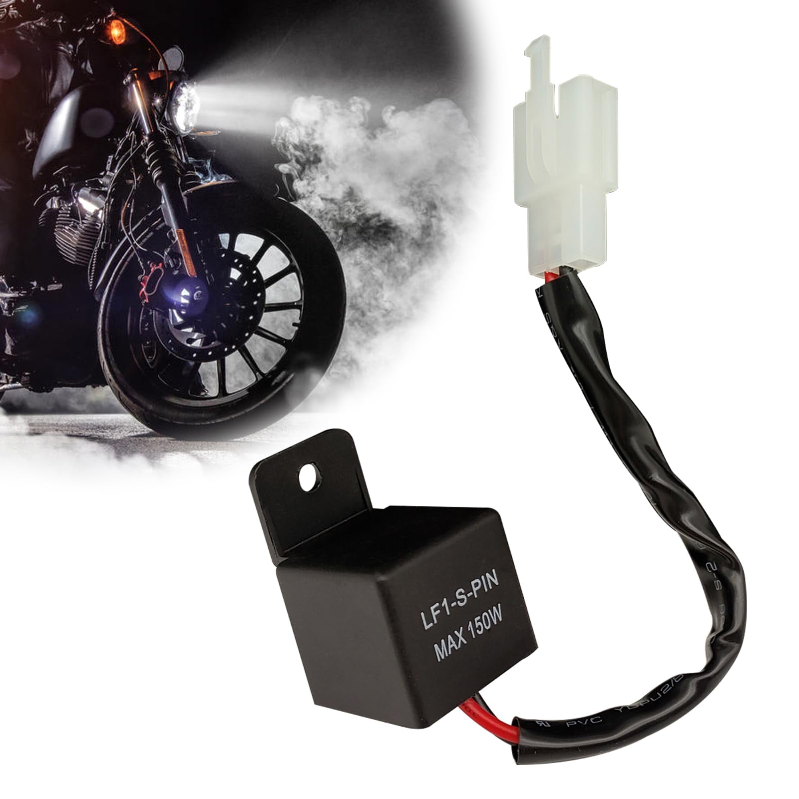 LED Flasher Relay 2-Pin, 12V Relay for car LED Flash Turn Signal Relays ...