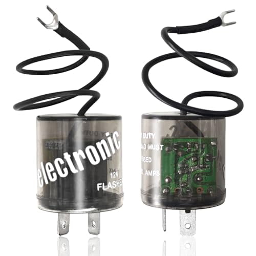 LED Flasher Relay 2 Pin 12V (Set of 2), Turn Signal Flasher Relay with ...