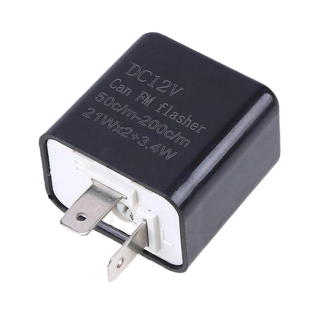 LED Flasher Relay Adjustable Frequency Of Turn Signals Blinker ...