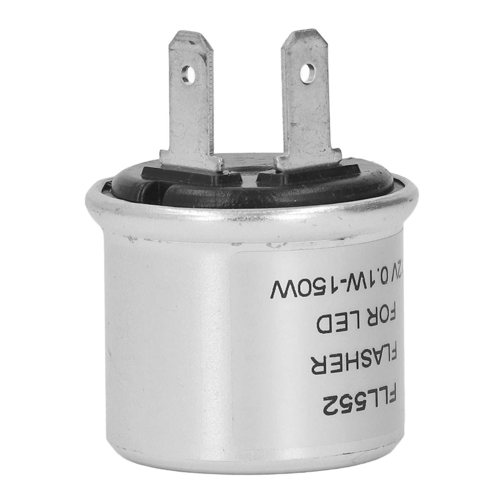 LED Flasher Relay Aluminum Shell 2 Pin Low Power Consumption Turn ...