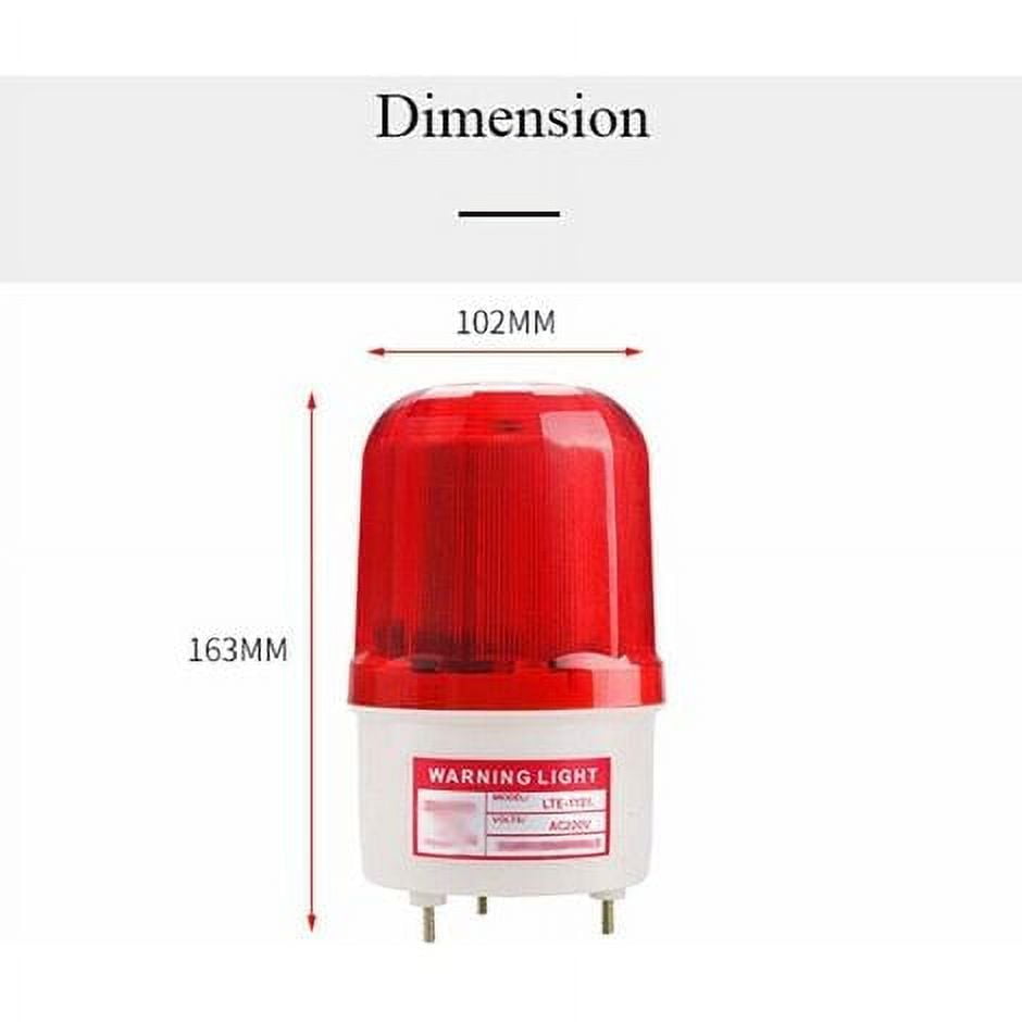 LED Flashing Alarm Lamp Light Rotating Beacon Strobe Light Warning ...